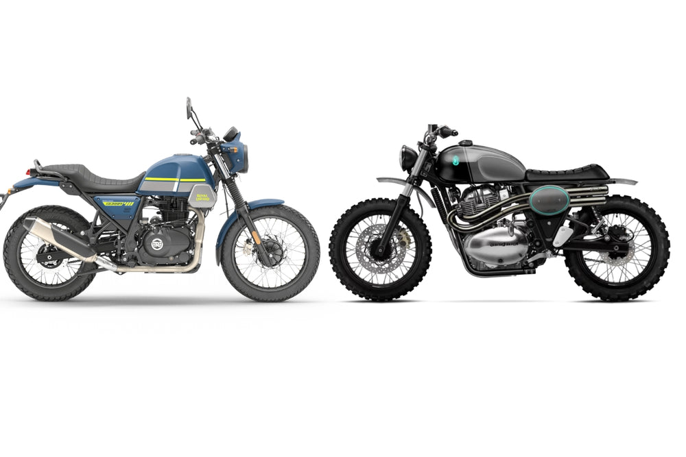 Royal Enfield Scrambler: Scram 411 et Interceptor Scrambler - REMMOTORCYCLE