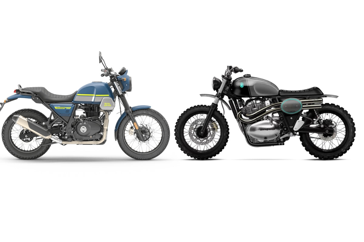 Royal Enfield Scrambler: Scram 411 et Interceptor Scrambler - REMMOTORCYCLE