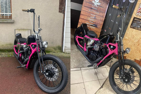 Pink Shadow Custom Motorcycles Pink Harley Davidson Motorcycle
