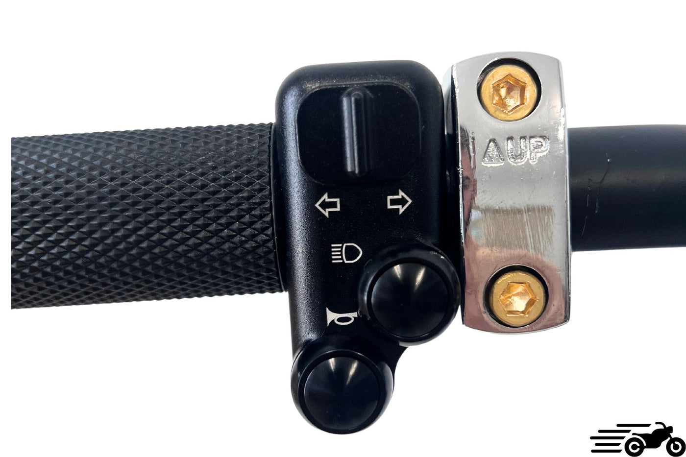 Commodo Moto V2 22MM ou 25MM Simplifié Complet Aluminium - REMMOTORCYCLE