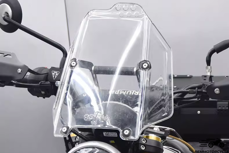 Triumph 400x windshield - REMMOTORCYCLE