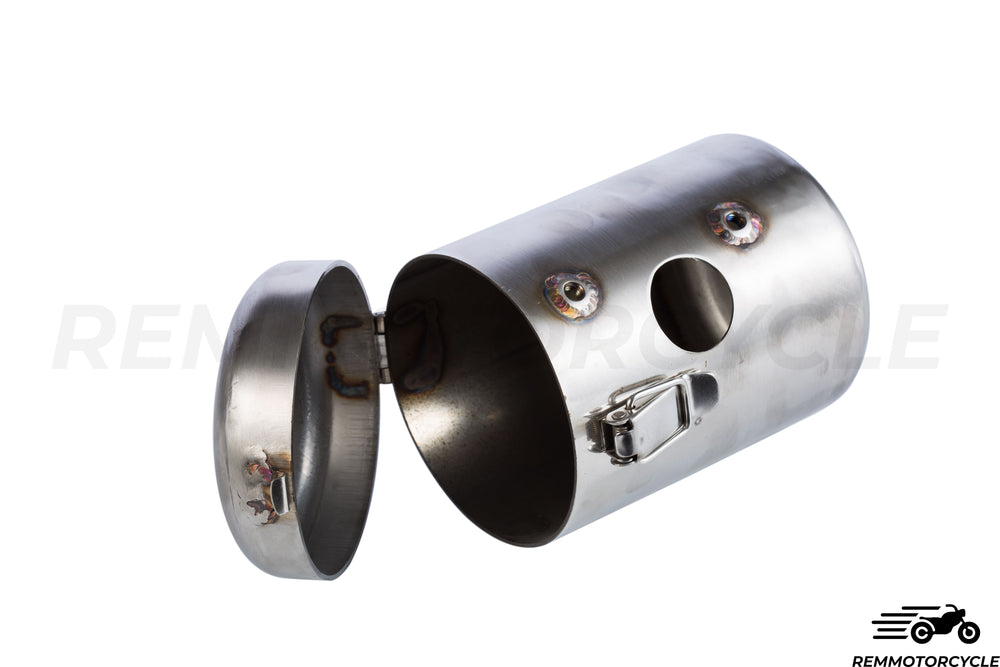Round motorcycle battery box - Tank -tank - Remmotorcycle - REMMOTORCYCLE
